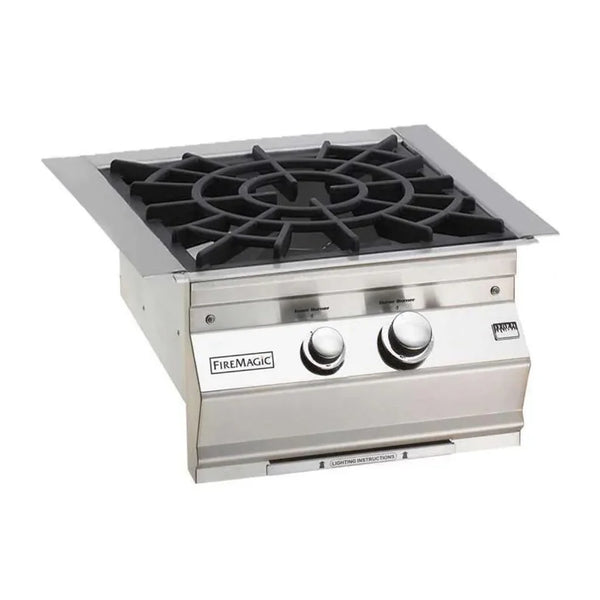 Fire Magic Classic Power Burner with Porcelain Cast Iron Grid – Homage Row
