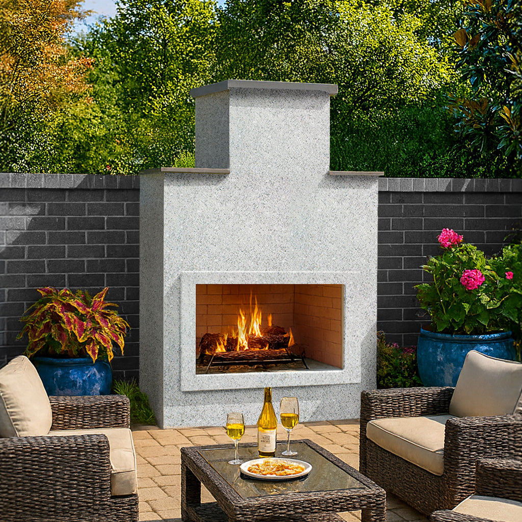 Cal Flame Indio - Contemporary Outdoor Gas Fireplace – HomageRow