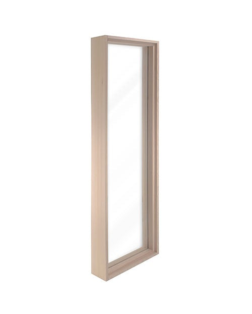PROSAUNAS Extra-Large Framed Dual Pane Clear Glass Sauna Window, 17-5 ...
