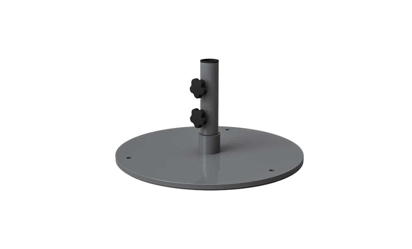 Ledge Lounger Steel Plate Umbrella Base – HomageRow