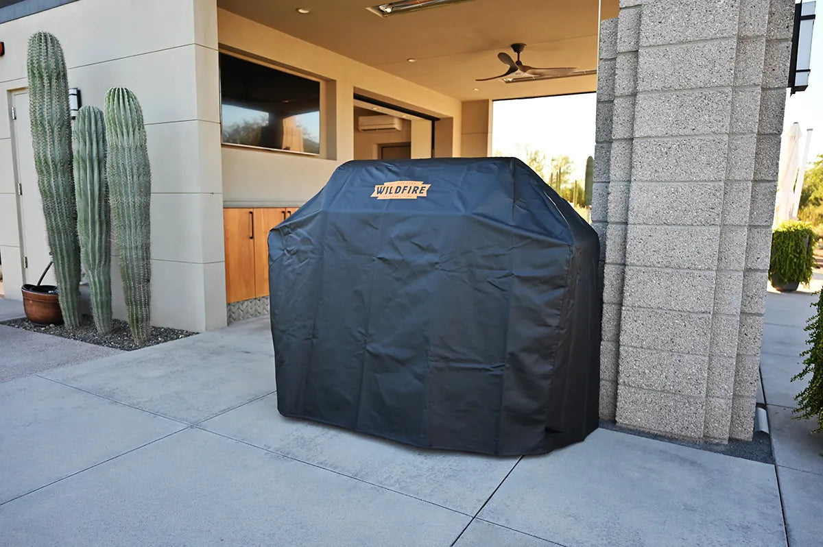 Wildfire 30" Black Vinyl Grill Cart Cover WF-GCC30 — Homage Row