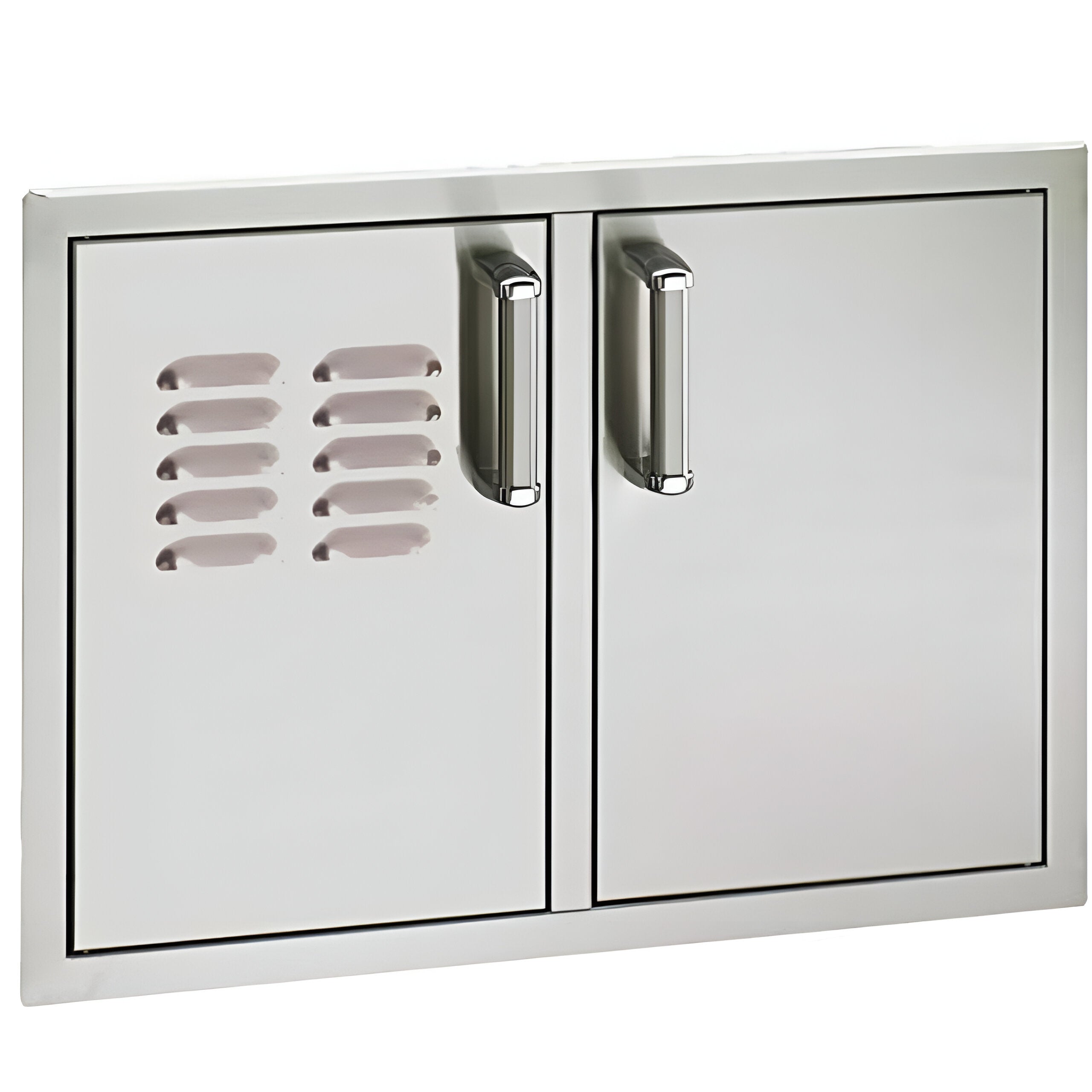 Fire Magic Premium Flush 30" Double Doors W/Tank Tray, Louvers & Dual ...