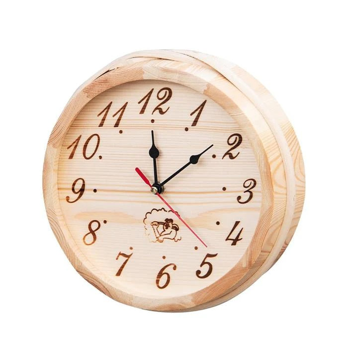 Scandia Wooden Sauna Clock - SN-AC-CLOCK — Homage Row